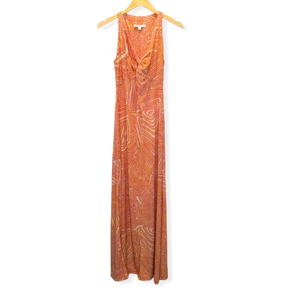 Versona | Dresses | Versona Maxi Dress Women Medium Orange Yellow ...